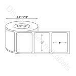 2 x 1 Thermal Labels | Free Sample Rolls