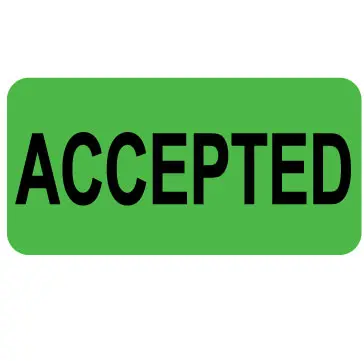 Accepted Labels | Perfect for QC and QA | Choose Shape and Size