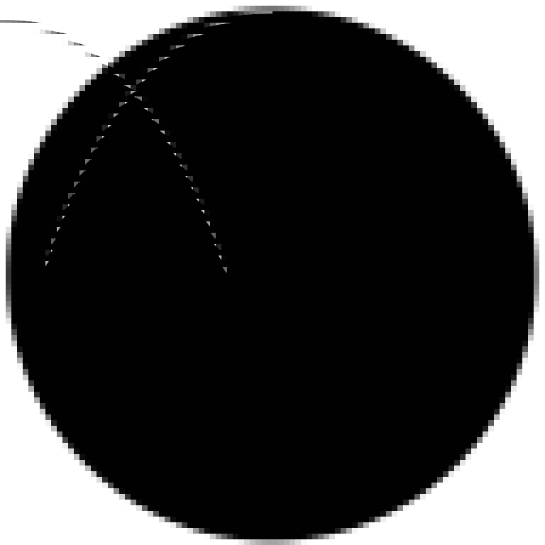 Black Circle Labels | Dense Color | Choose Size