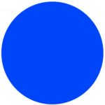 Blue Circle Labels | Bright and Bold | Choose Size