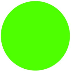Green Circle Labels | Bright and Bold | Choose Size