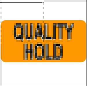 Quality Hold Labels | Isolate Product | Choose Shape and Size
