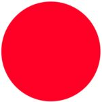 Red Circle Labels | Bright and Bold | Choose Size