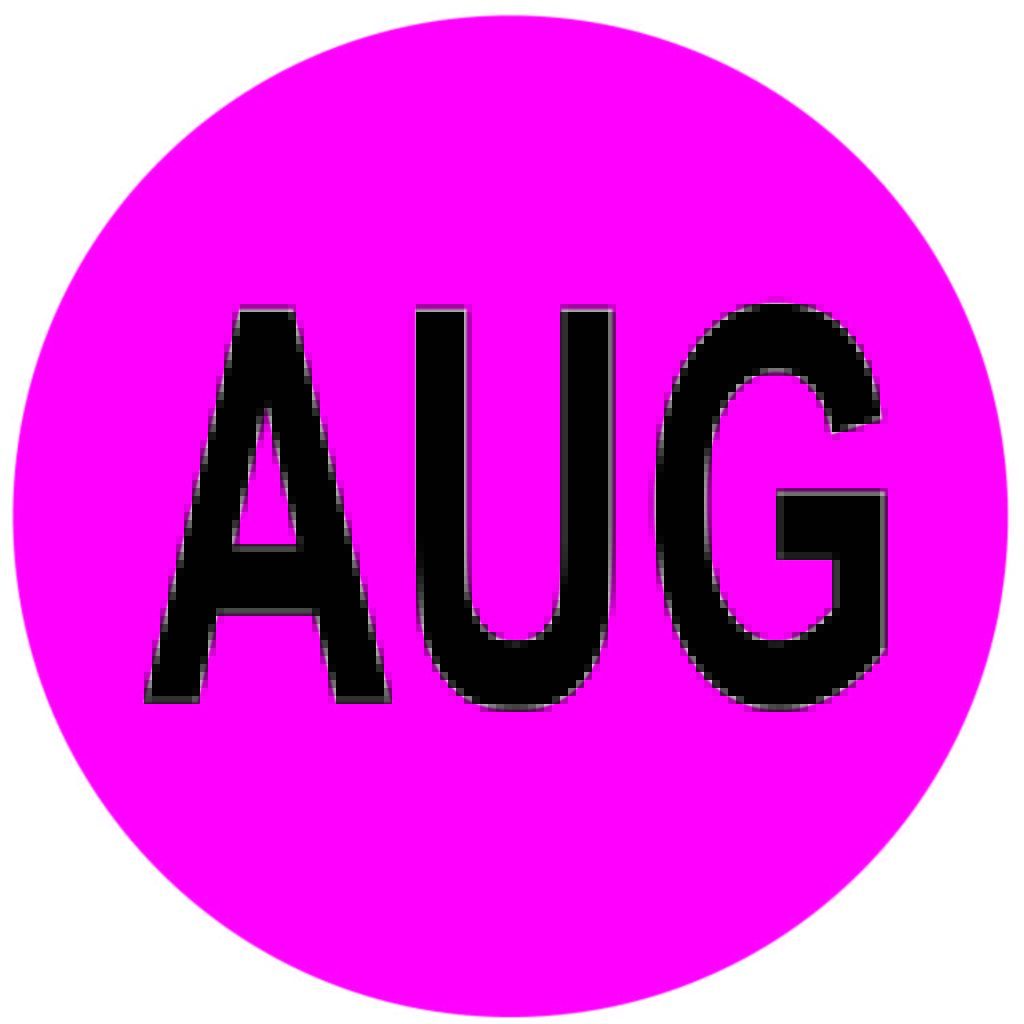 August Labels | Bold and Bright | Choose Shape and Size