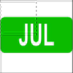 July Labels | Bold and Bright | Choose Shape and Size